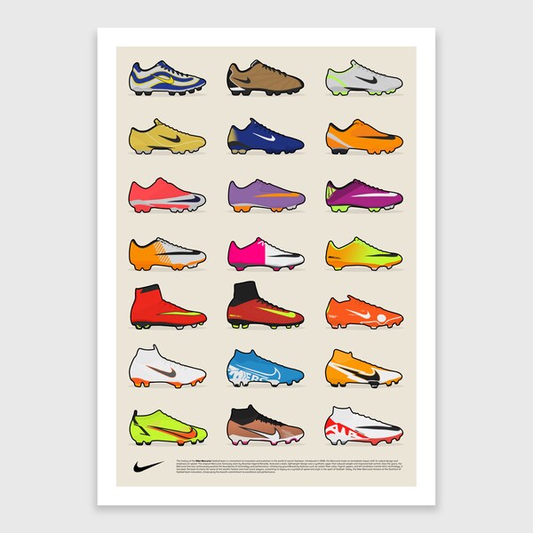 Nike Football Poster - Etsy