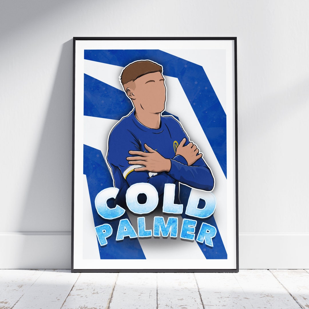 Buy Cole Palmer Football Player Portrait Print Cold Palmer Gift Present ...