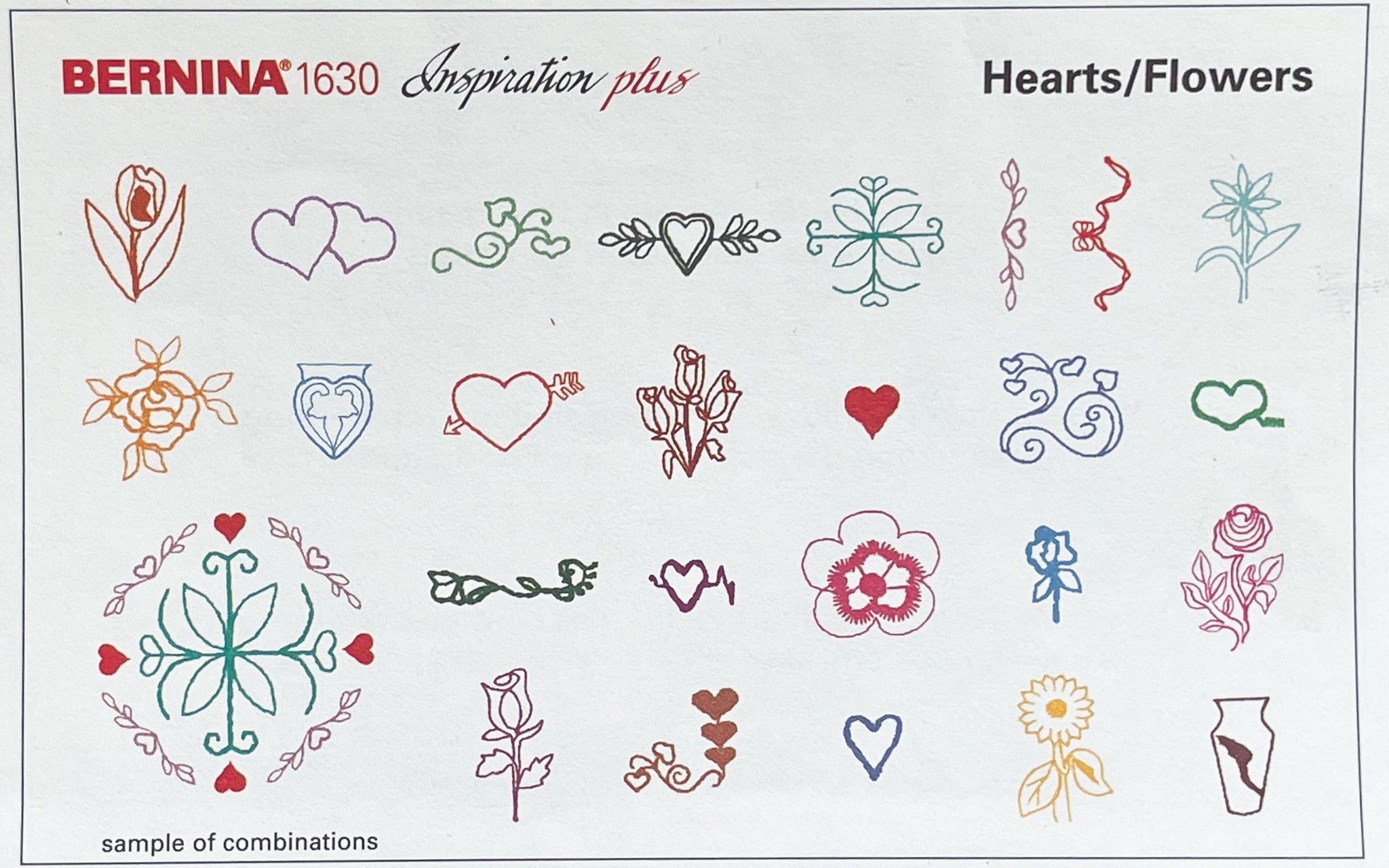 Bernina 1630 Theme Key Card Set - Etsy