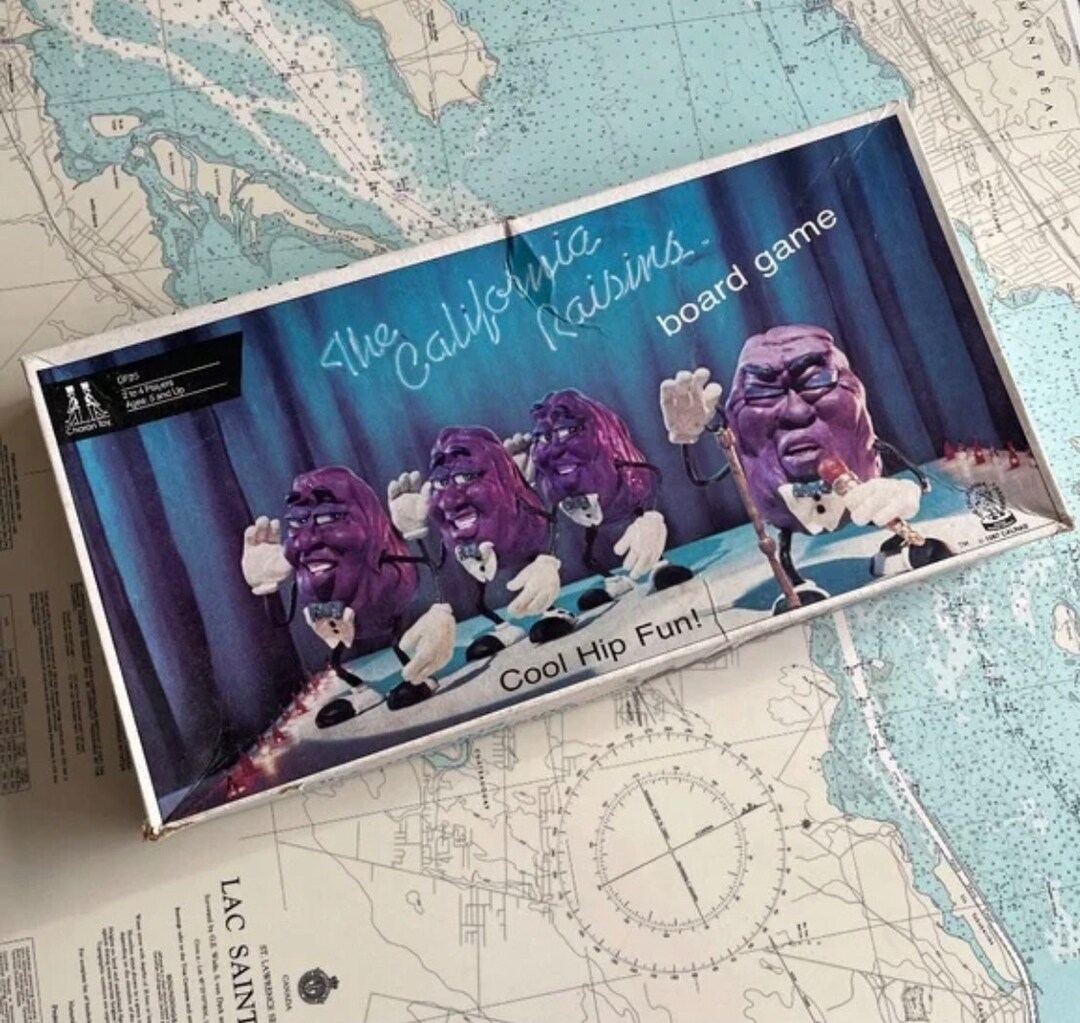 Vintage the California Raisins Board Game Cool Hip Fun - Etsy