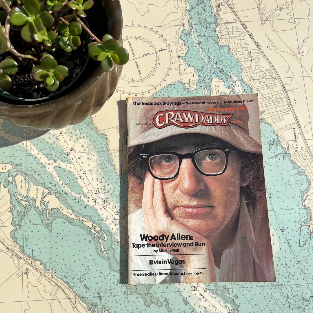 Vintage December 1973 Crawdaddy Magazine Woody Allen Cover - Etsy