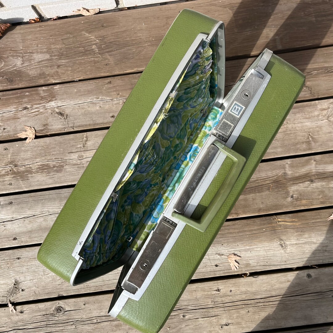 Vintage Samsonite Sentry Avocado Green Hard Shell Suitcase - Etsy