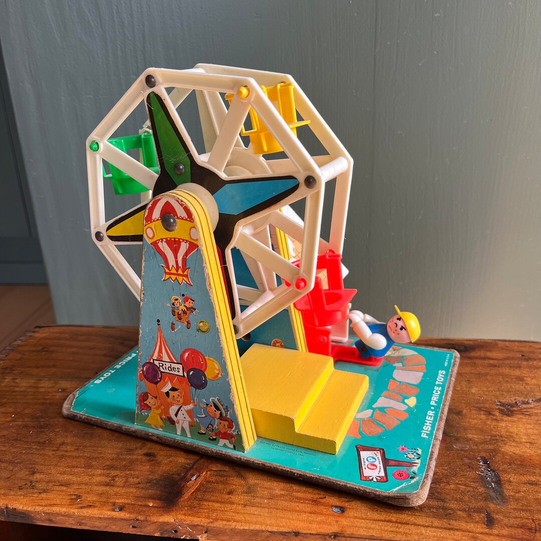 Vintage 1964 Fisher Price Little People Ferris Wheel - Etsy