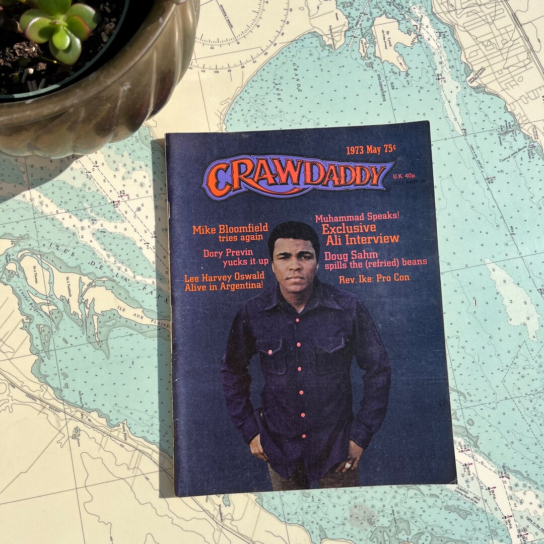 Vintage May 1973 Crawdaddy Magazine Muhammad Ali Cover - Etsy