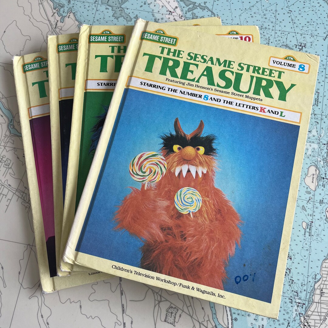Vintage 1983 Sesame Street Treasury Volume 8 - Etsy
