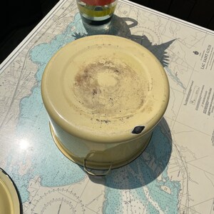 Vintage Yellow Enamelware Stock Pot With Lid - Etsy