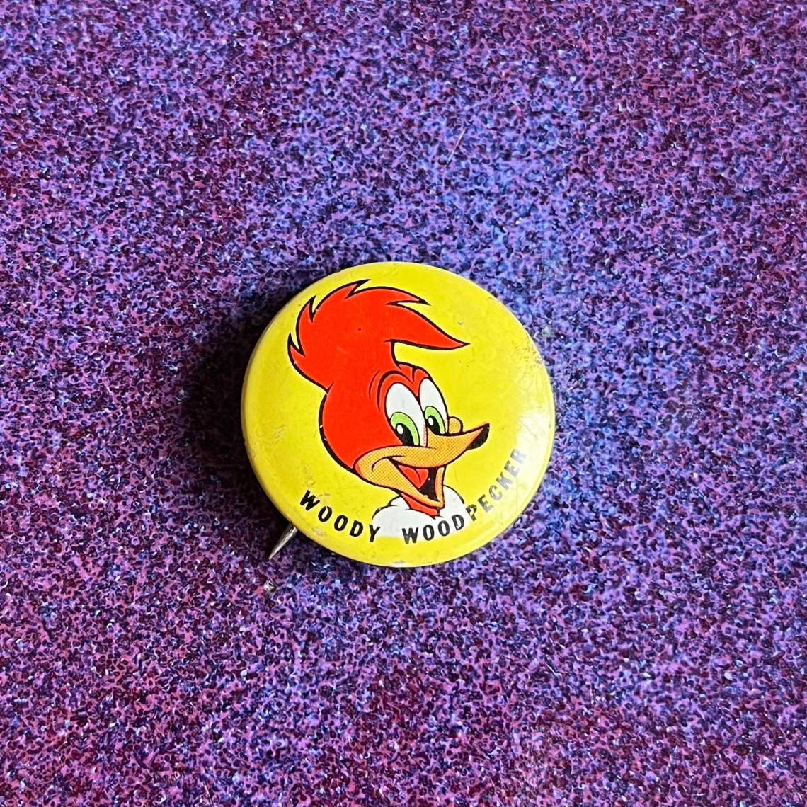 Vintage 1959 Woody Woodpecker Pin / Button / Badge - Etsy
