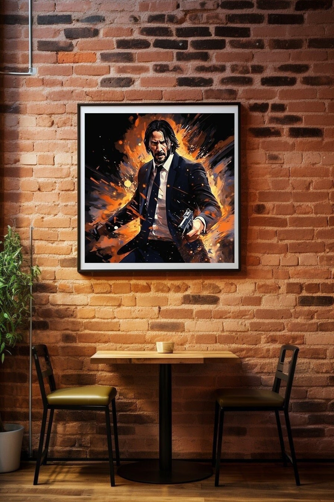John Wick Print John Wick Movie Poster John Wick Print John Wick ...