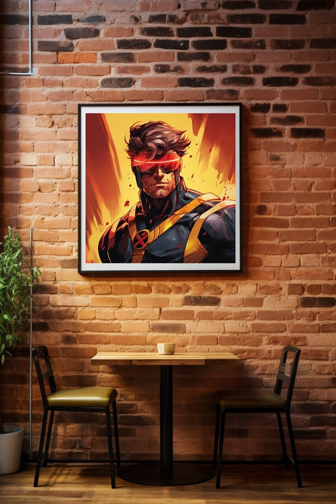 Cyclops Superhero Print X-men Movie Print Comic Book Print Man Cave ...