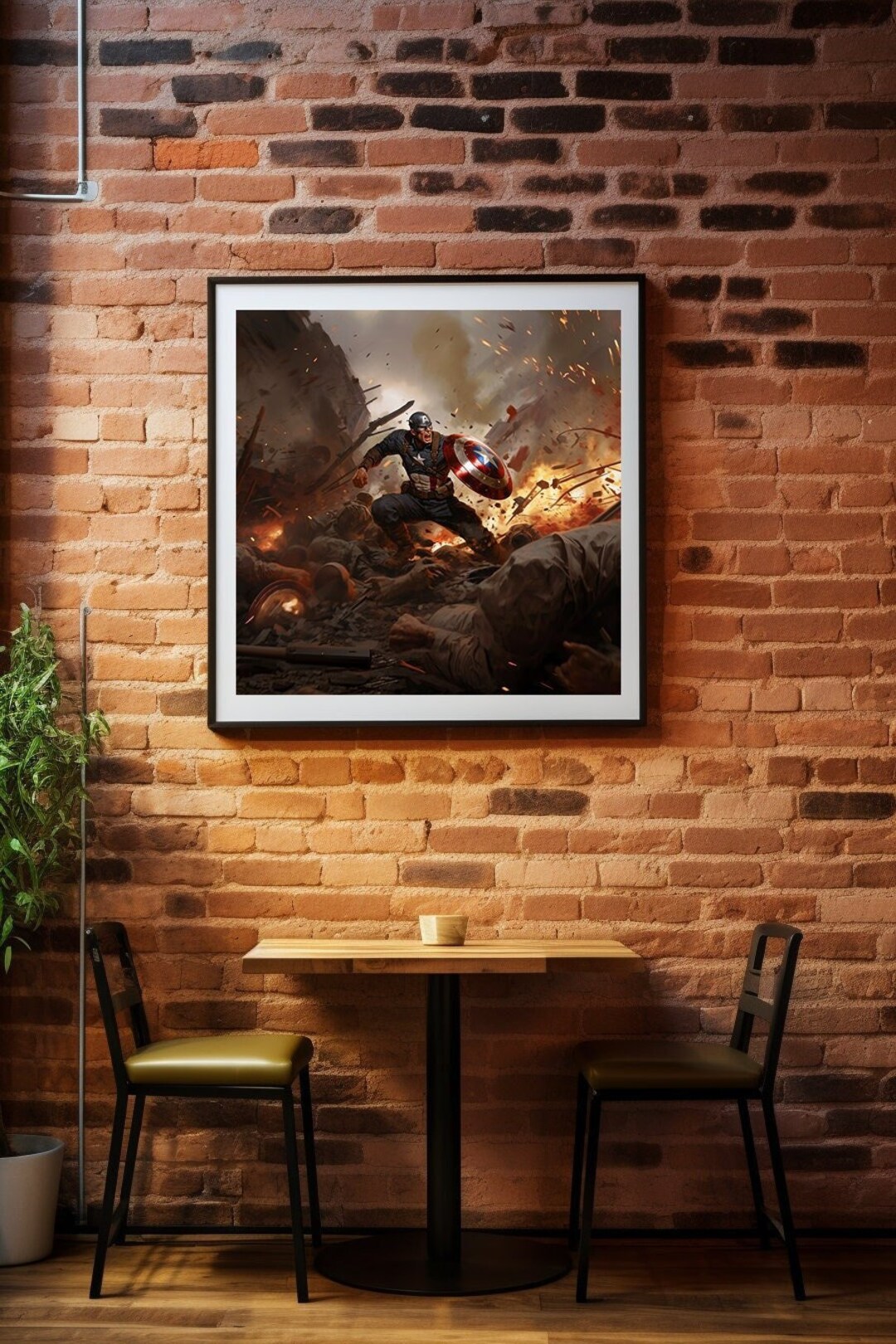 Captain America Captain America Print Marvel Print Avengers Print Comic ...