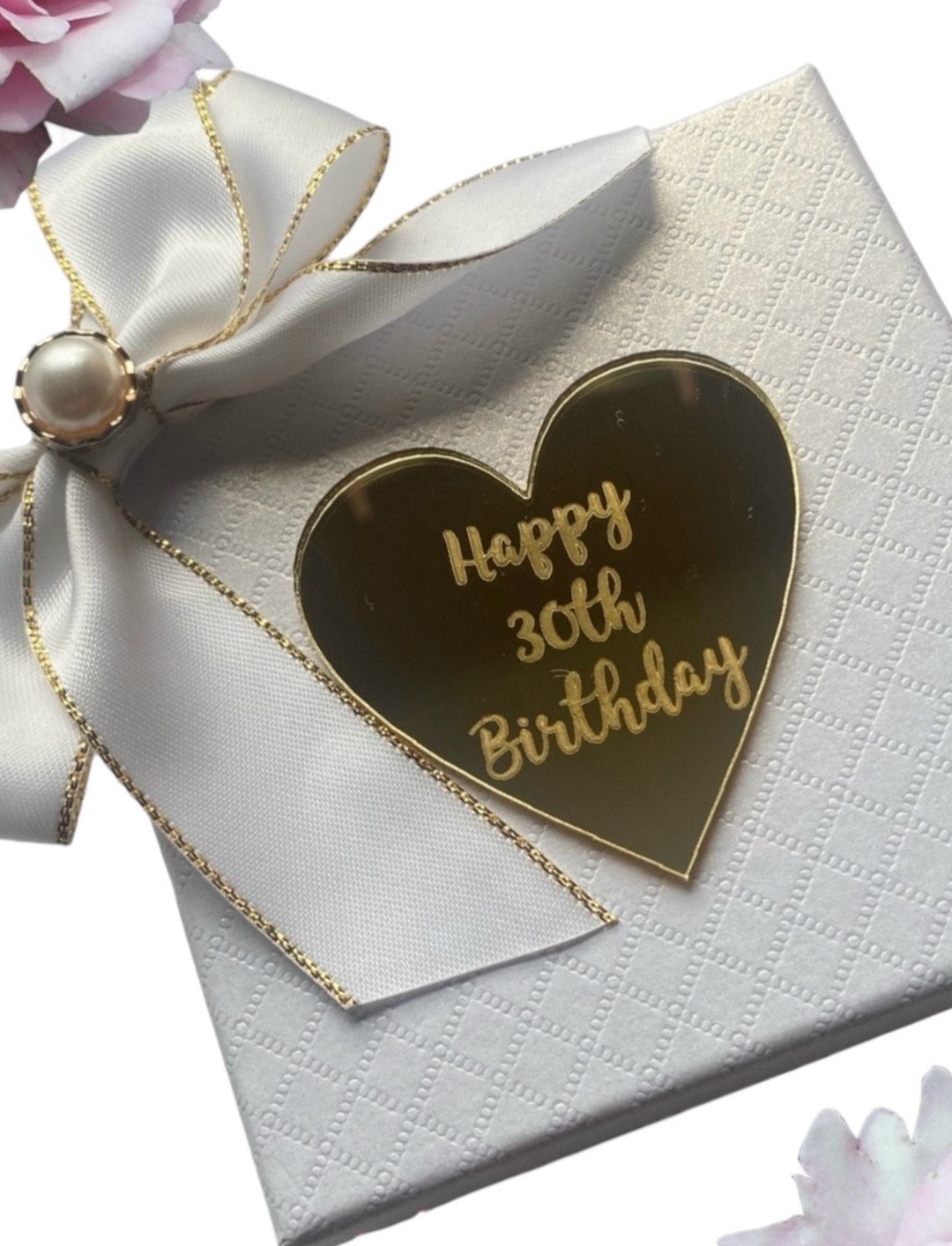 30th Birthday Gift for Women Sterling Silver Necklace & Earring Set ...