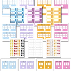 Printable Token Economy System: Behavior Chart, Reward System (digital ...