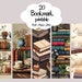 20 Bookmark Printable, Bookmark Bundle Jpg,png,pdf,bookmark Label Tags ...