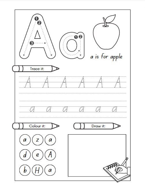 ABC Workbook - Etsy