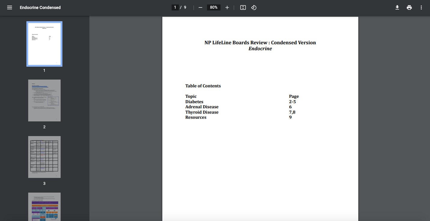 Condensed FNP Boards Study Guide - Etsy