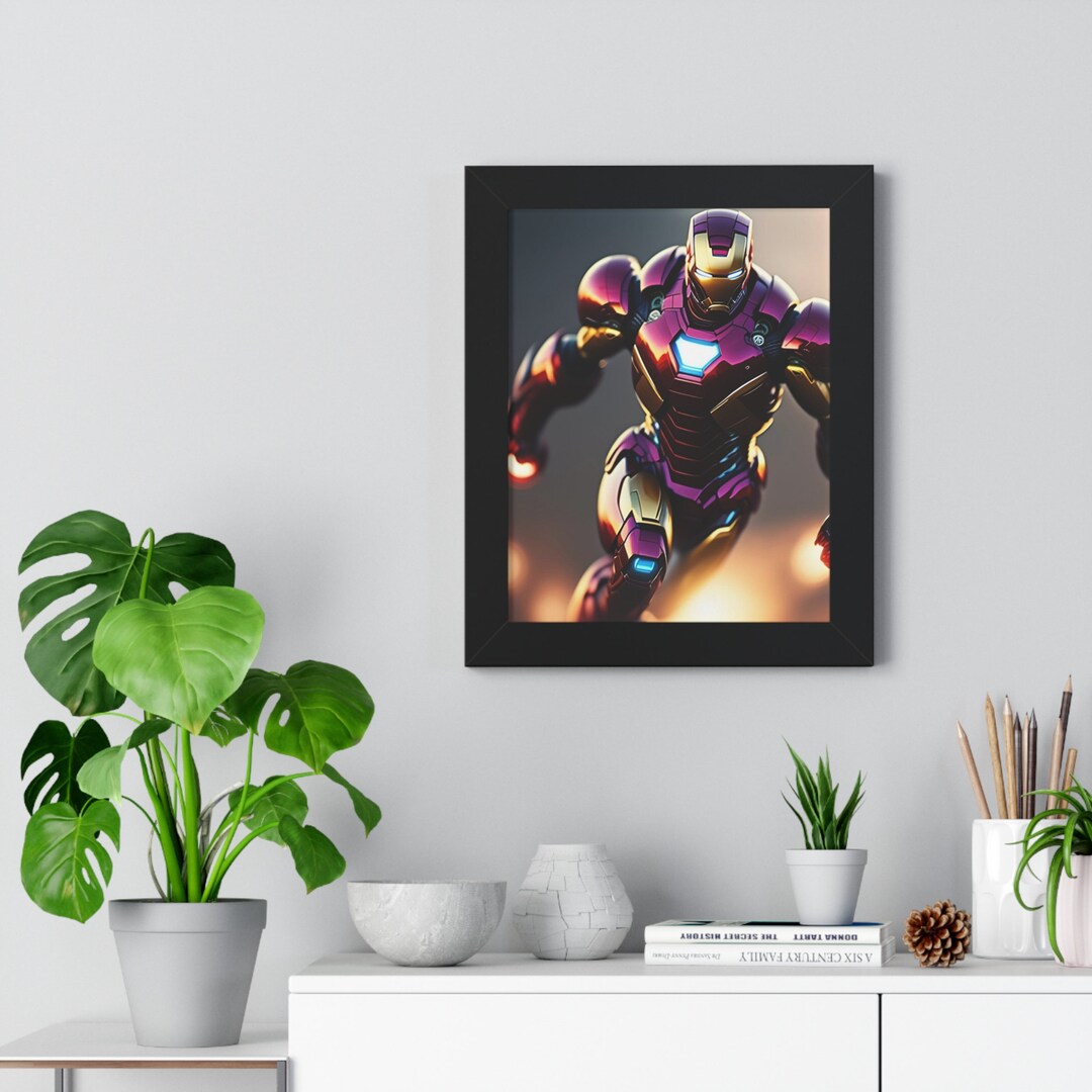 Ironman Ai Print and Frame - Etsy