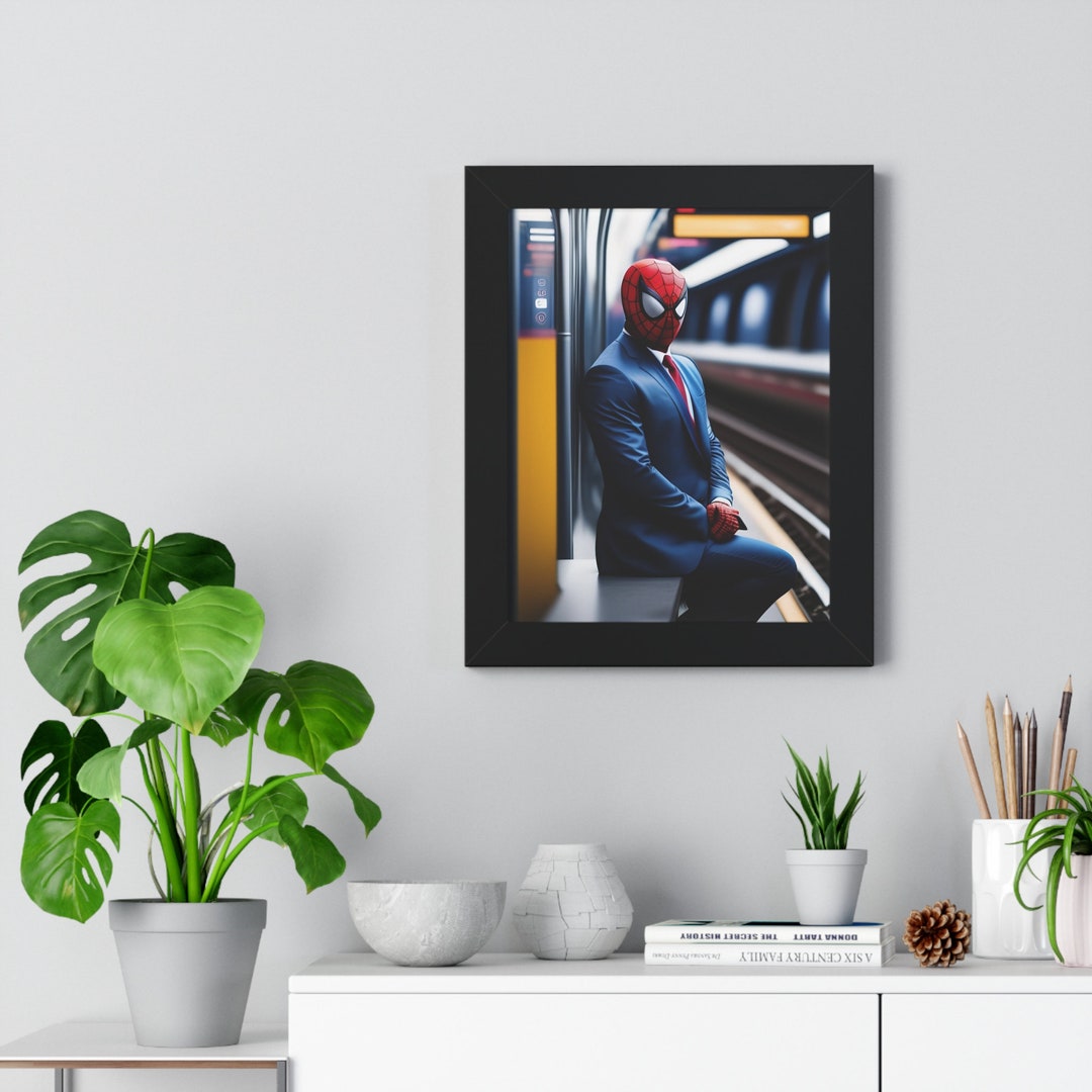 Spidey Bus Stop Print and Frame - Etsy