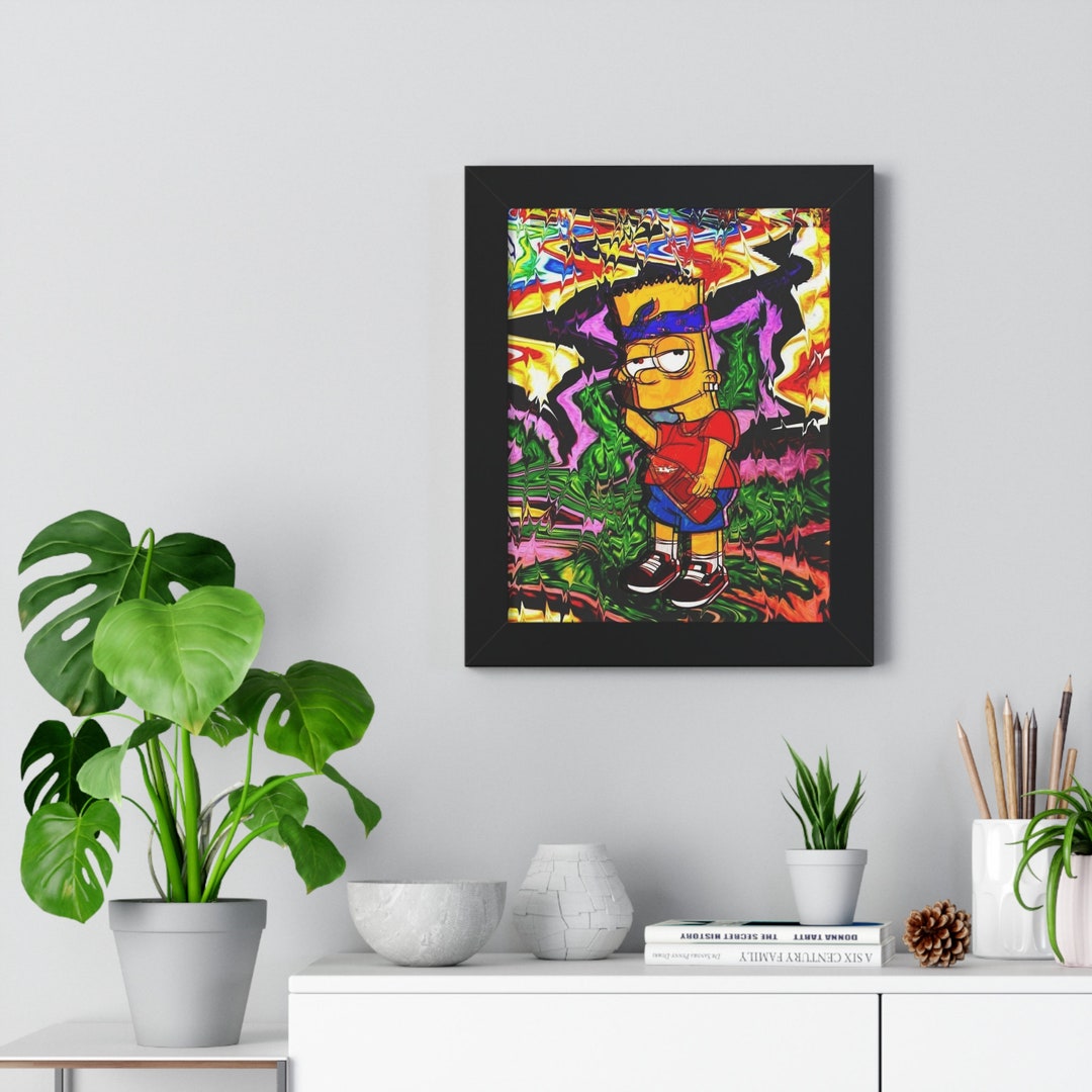 Bart Chill Print and Frame - Etsy