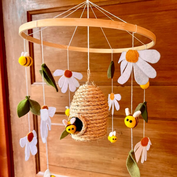 Bee Baby Mobile - Etsy