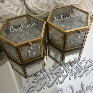 Ring Boxes for Nikkah Plate, Unique Gift, Elegant Decor - Etsy