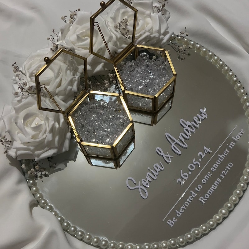 Wedding Ring Plate - Etsy