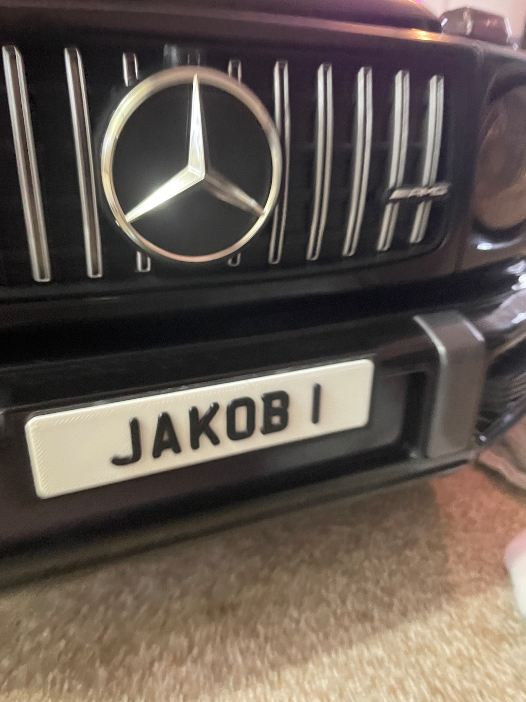 Personalised Number Plate (licensed Mercedes-benz G63 12V Children’s ...