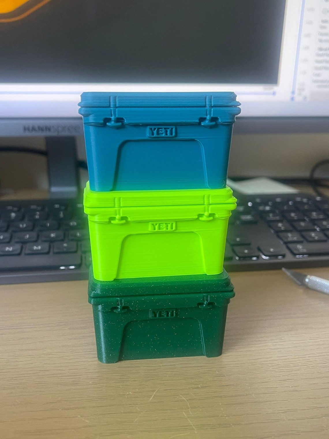 3D Printed Yeti Coolbox, 1/10th Scale. Ideal for RC Cars or Yeti ...