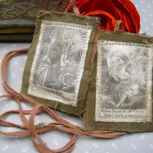 Antique Scapular - Etsy