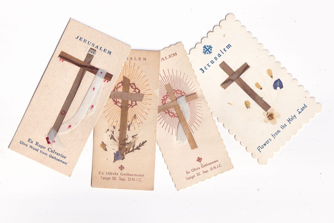 Pick and Choose Jerusalem Cross Crucifix Ex Olivis Olive Wood From ...