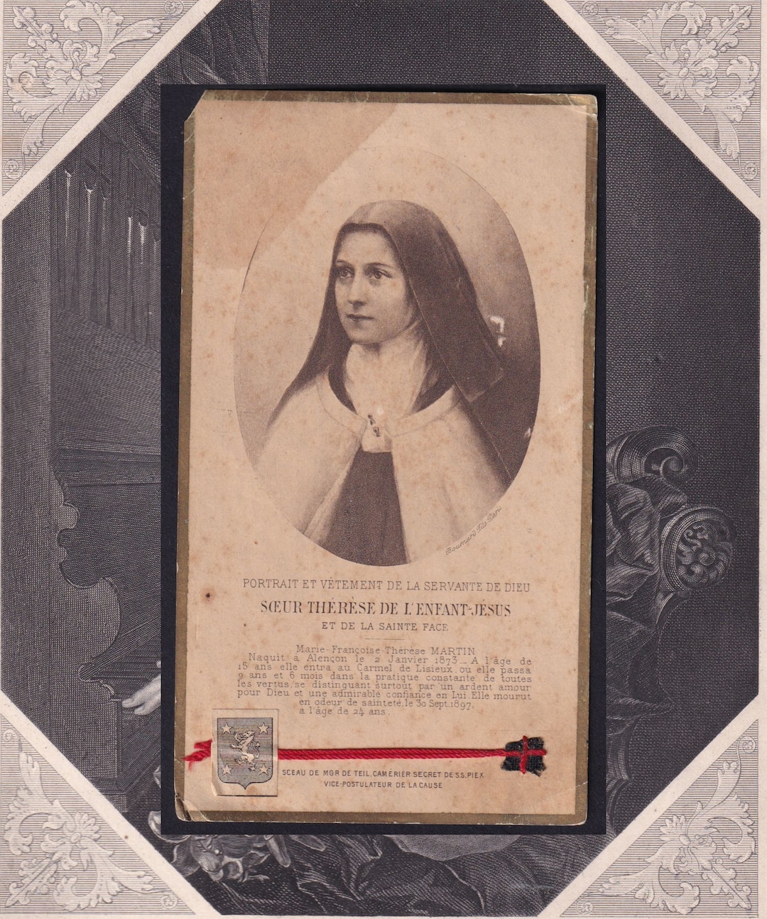 Rare 1907 Before Canonisation of Saint Therese of Lisieux . Antique ...
