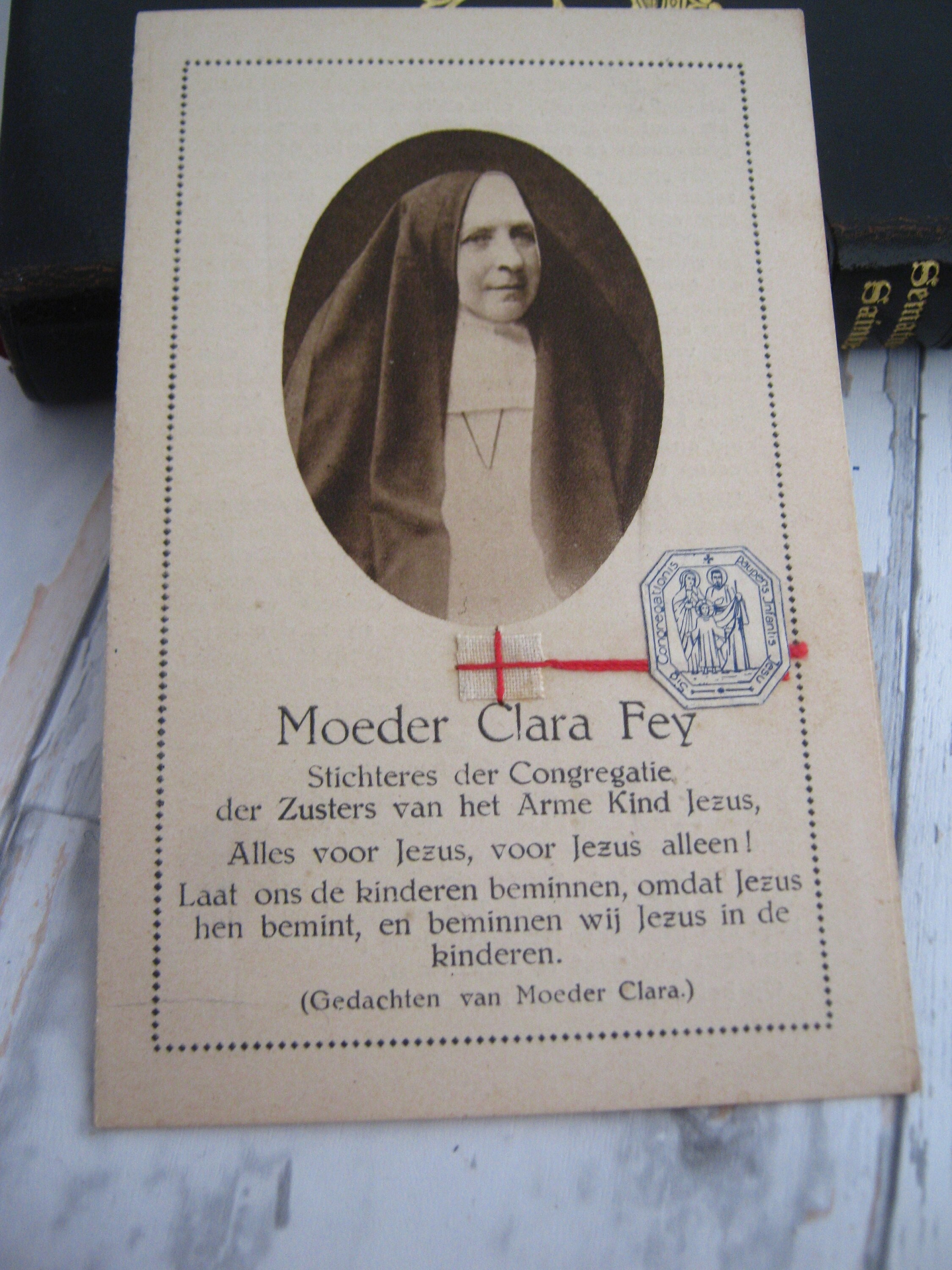 Blessed Clara Fey. Vintage Ex Indumentis Relic Reliquary With Seal ...