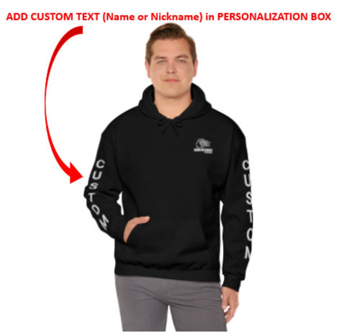 Force Pressure Control FPC Personalized Hoodie Custom Text or Name on ...
