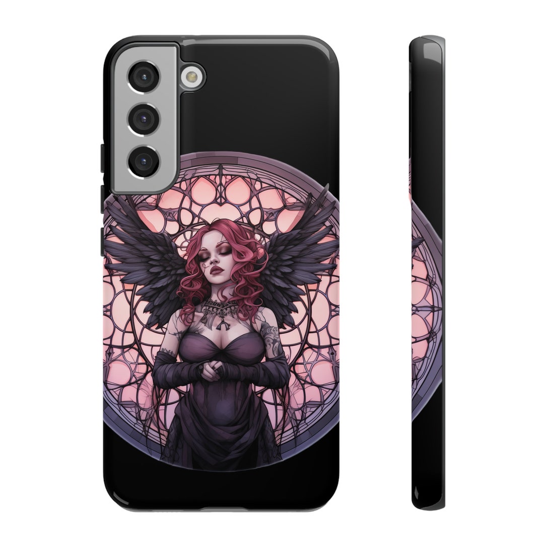 Gothic Girl Dark Angel Emo Stained Glass Style 3 Apple - Etsy