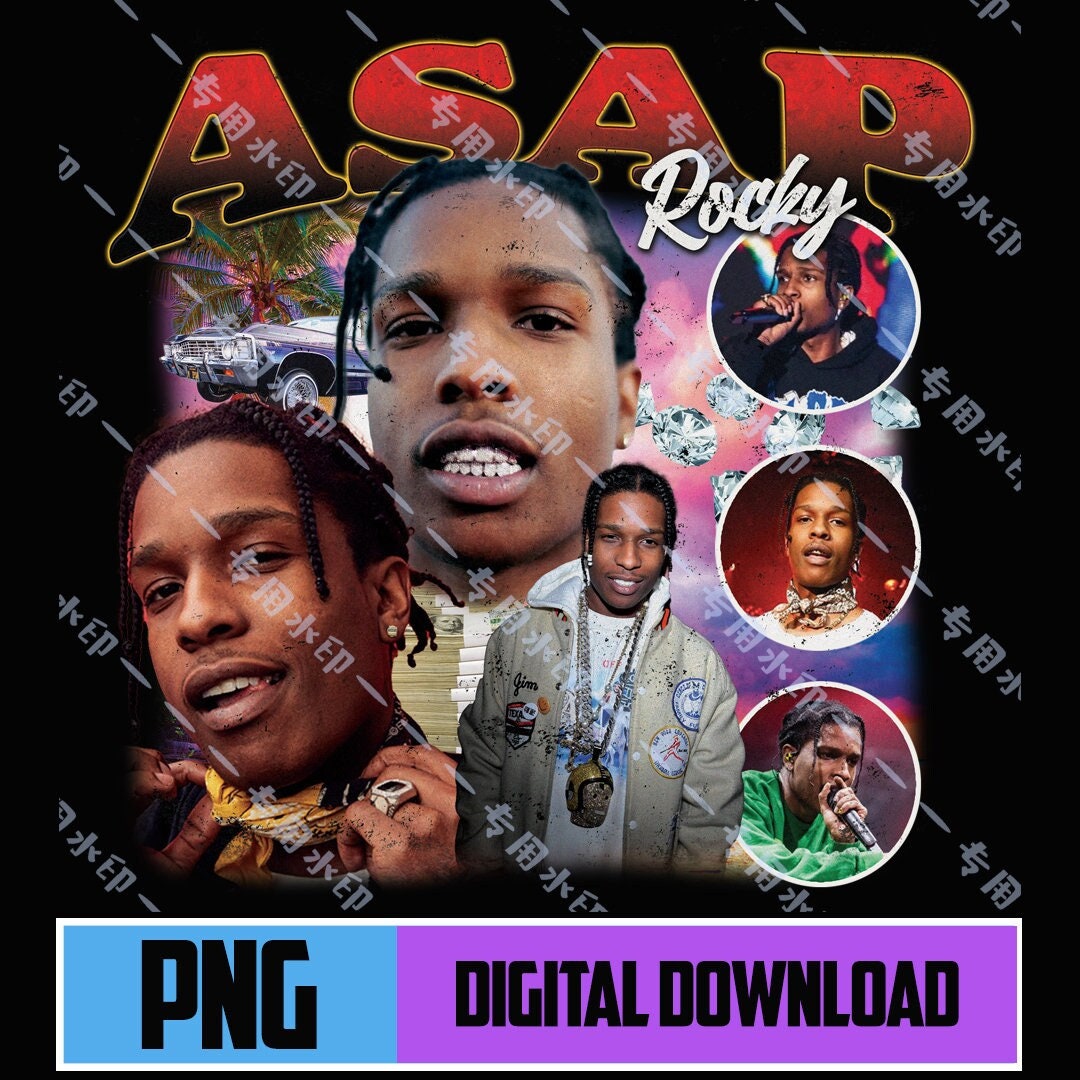Asap Rocky Png Digital Download Shirt Design - Etsy