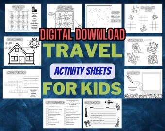 Travel-themed Wordsearch for Kids | Fun Printable Activity Sheet | Road ...