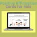 Affirmation Cards for Kids | Positive Flash Cards | Lunchbox Letters ...