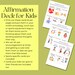 Affirmation Cards for Kids | Positive Flash Cards | Lunchbox Letters ...