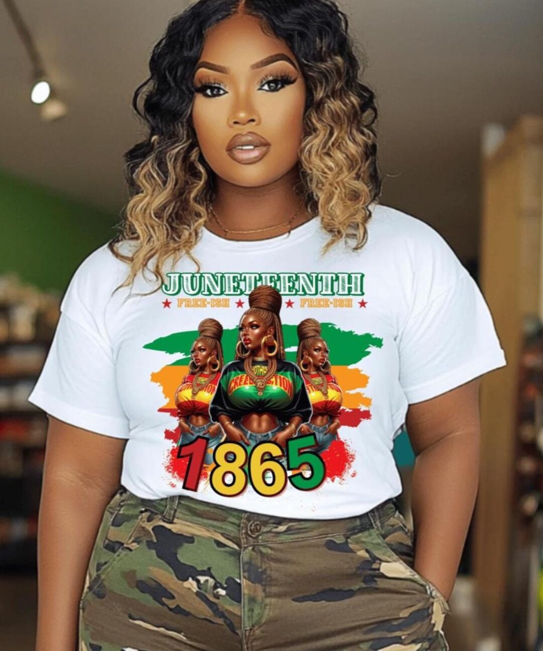 Juneteenth Png, Freeish 1875, Cultural Black Women Background, Happy ...