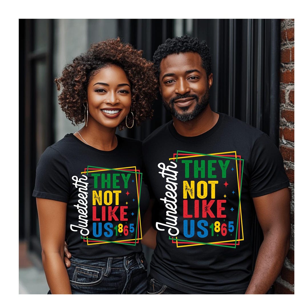 Juneteenth They Not Like Us 1865 Png, Happy Juneteenth, Cute Juneteeth ...