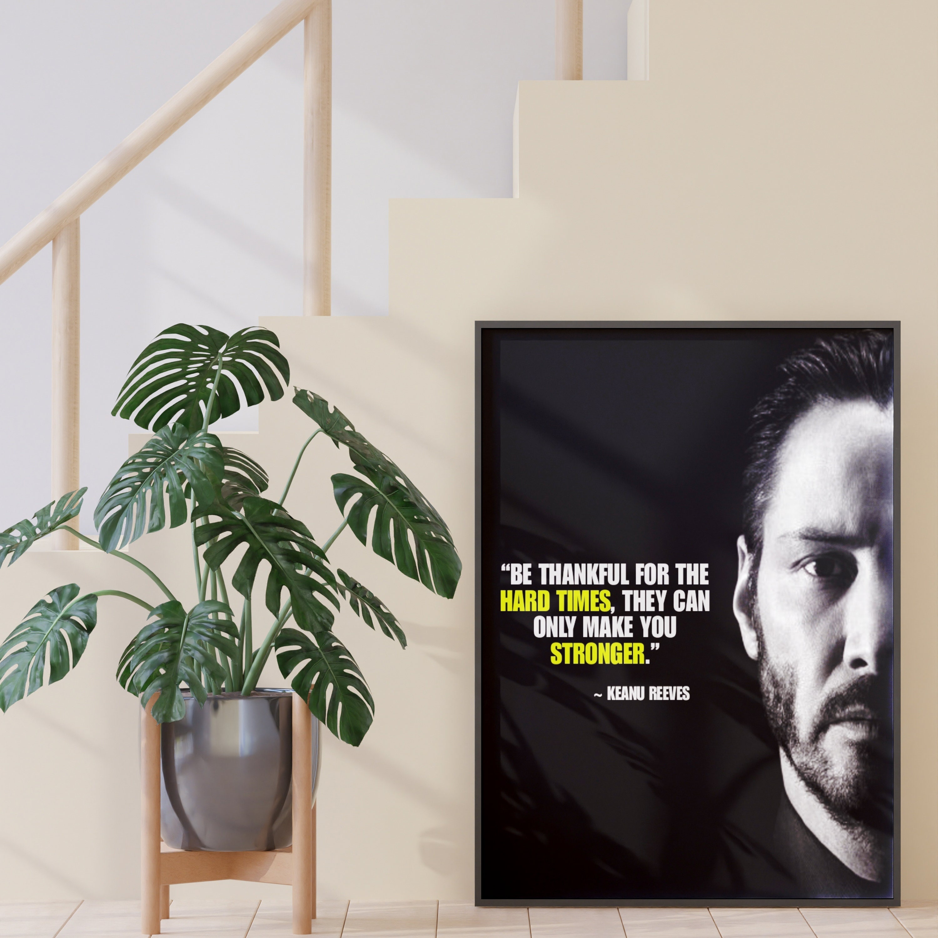 Keanu Reeves Wall Art Print Keanu Reeves Poster Keanu Reeves Portrait ...