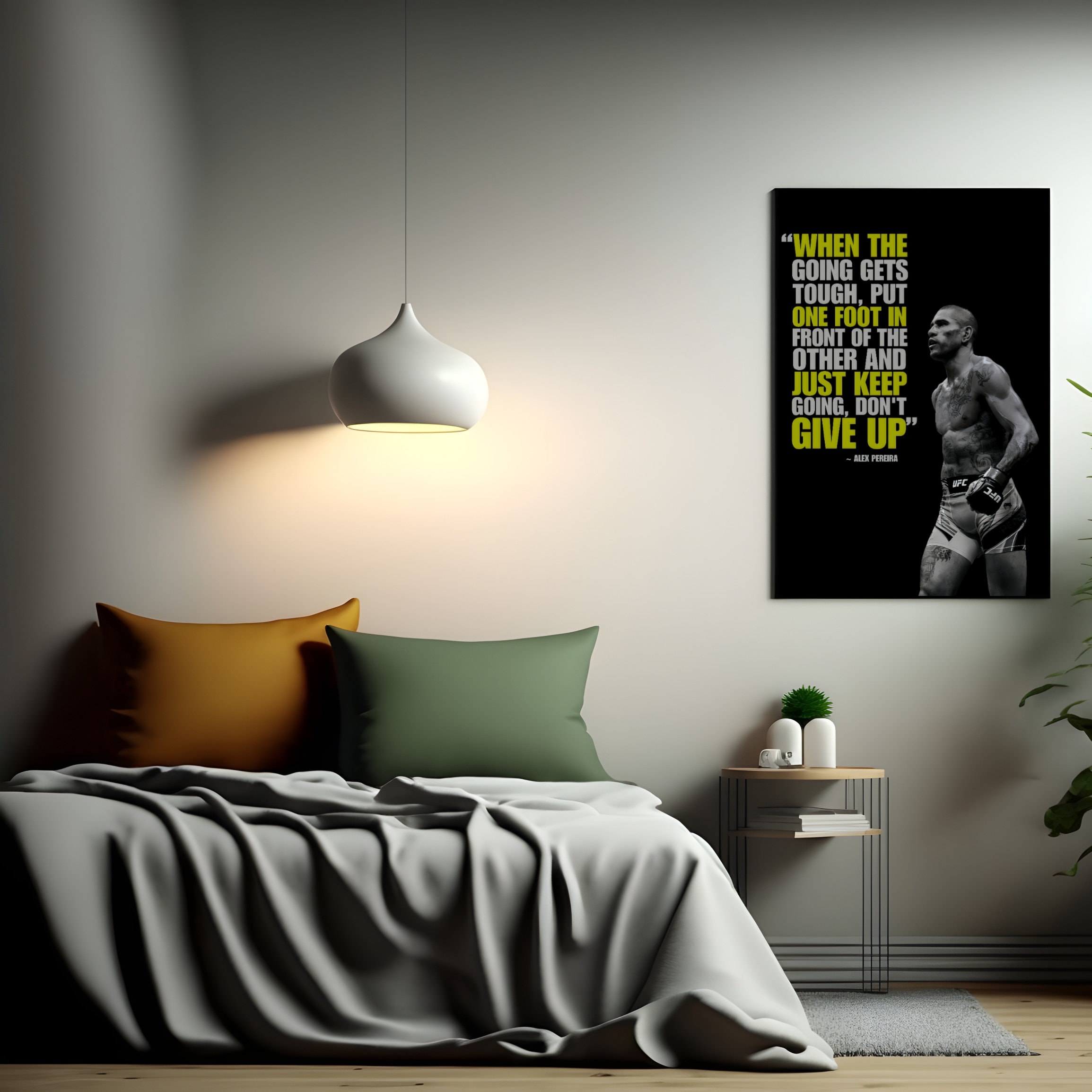 Alex Pereira Wall Art Print Alex Pereira Poster Ufc Wall Art Mma Poster ...