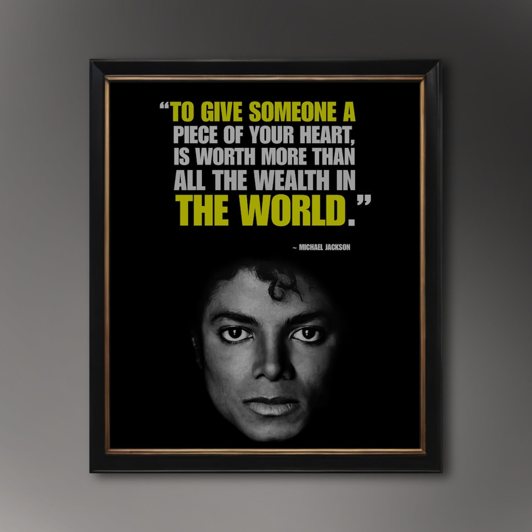 Michael Jackson Wall Art Print Michael Jackson Poster Michael Jackson ...