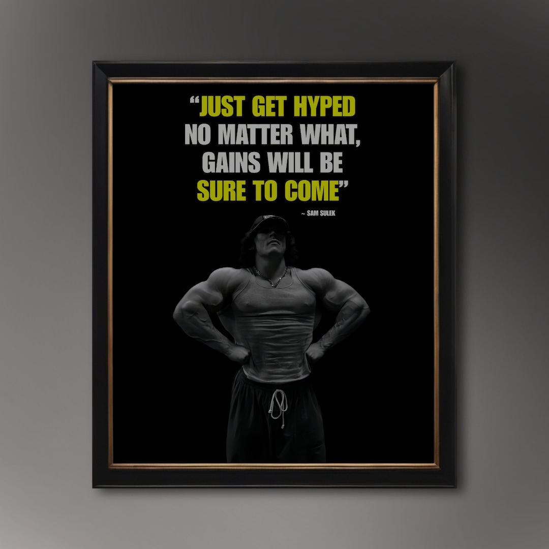 Sam Sulek Wall Art Print Bodybuilding Poster Bodybuilder - Etsy