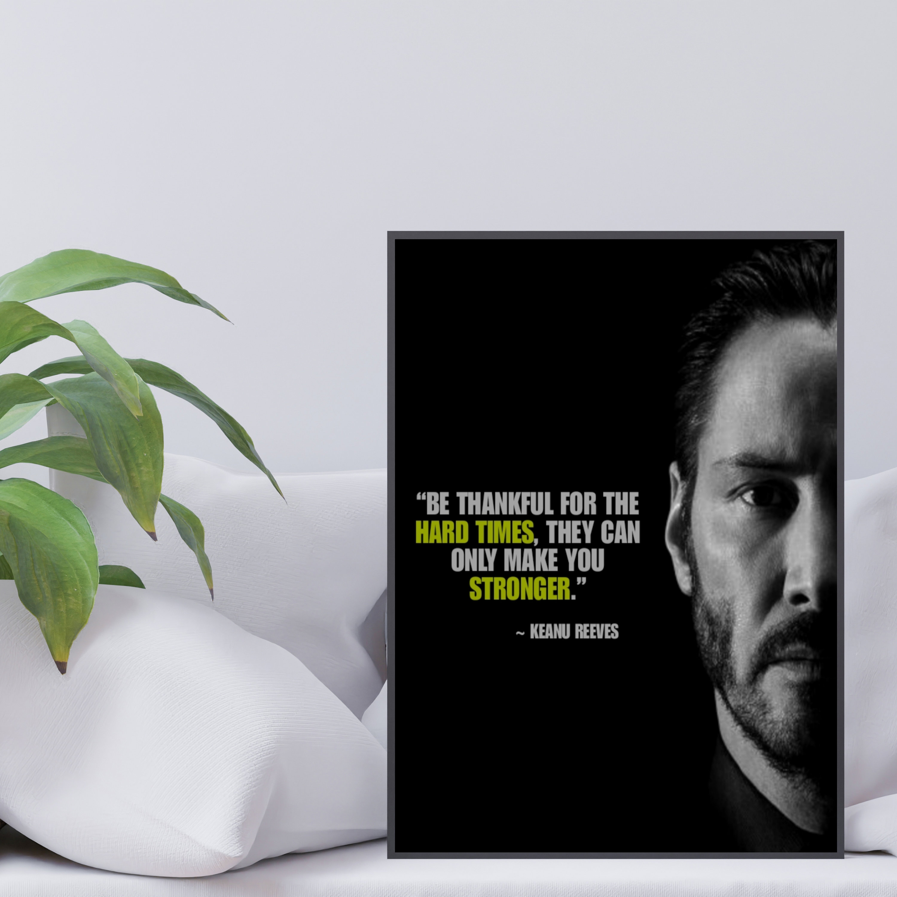 Keanu Reeves Wall Art Print Keanu Reeves Poster Keanu Reeves Portrait ...