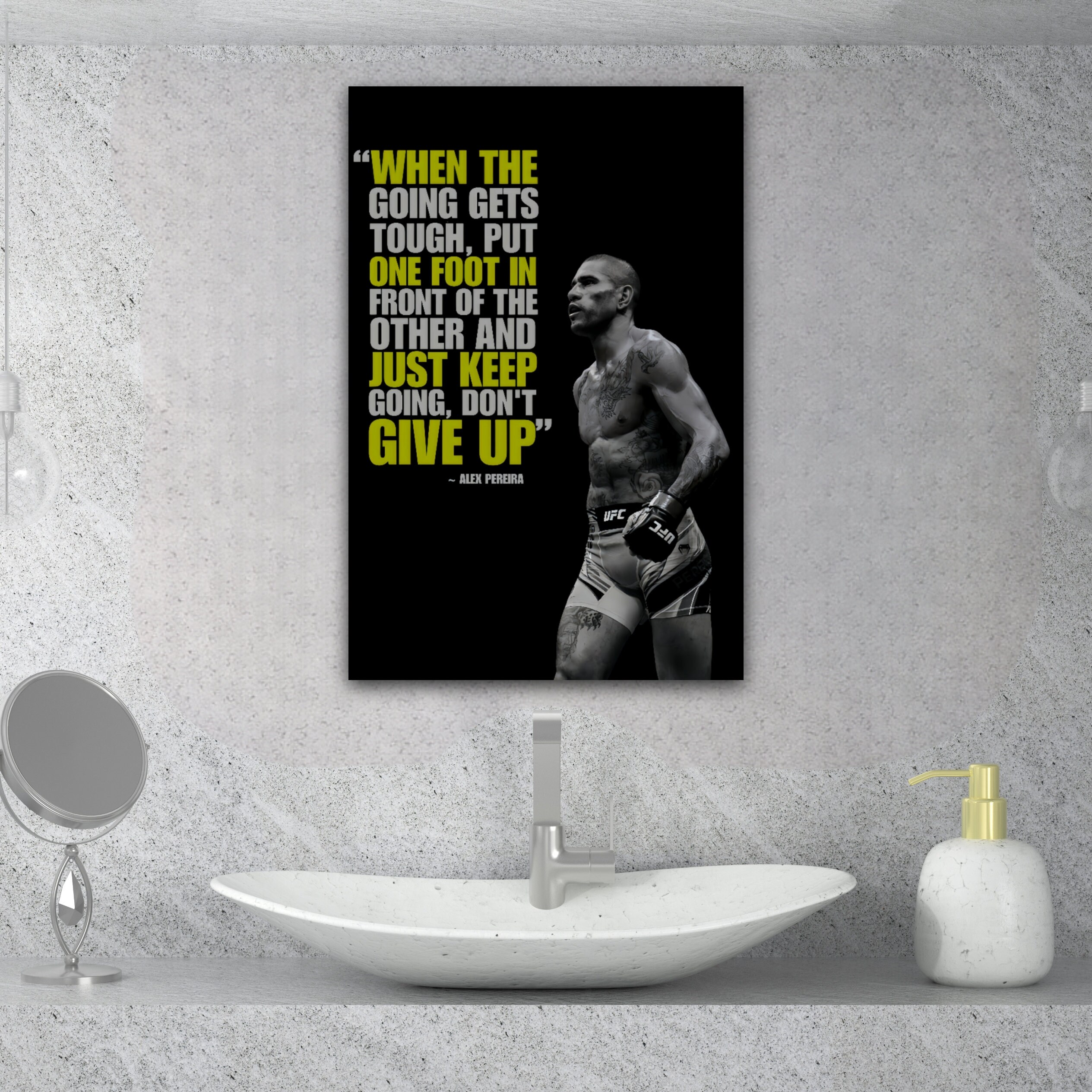Alex Pereira Wall Art Print Alex Pereira Poster Ufc Wall Art Mma Poster ...