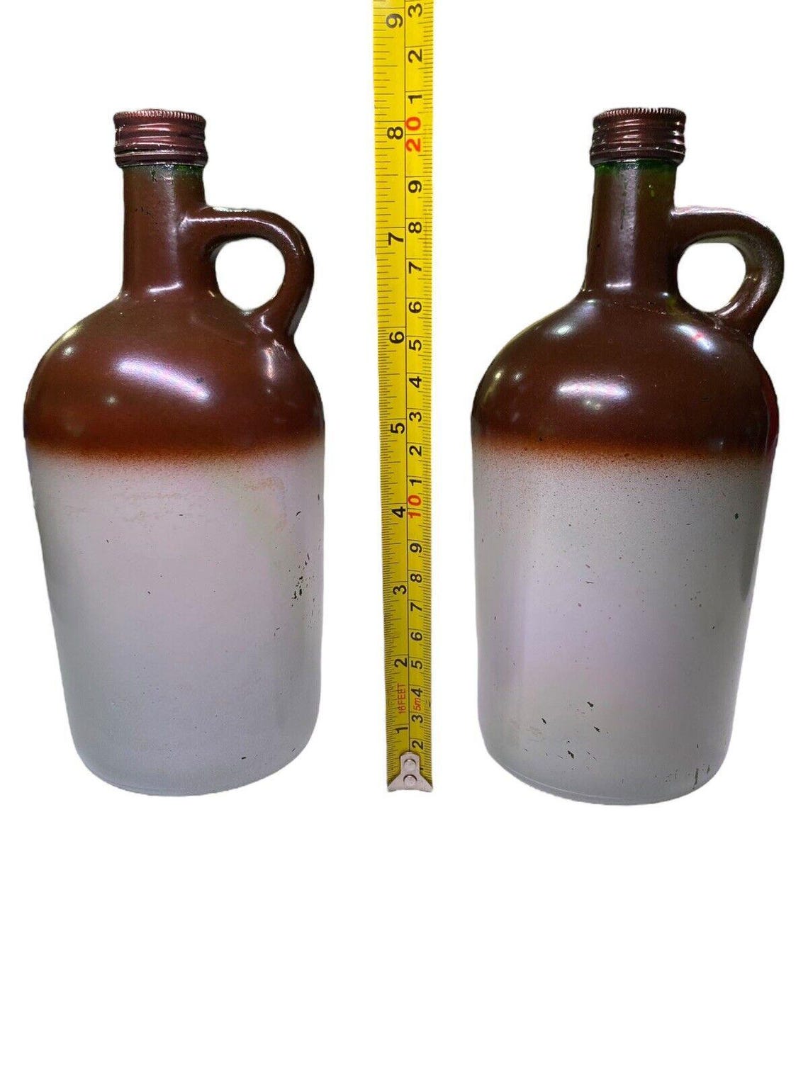 Old Ozarks Molasses Sorghum Syrup Jug Glass Bottle Vintage Set of 2 - Etsy