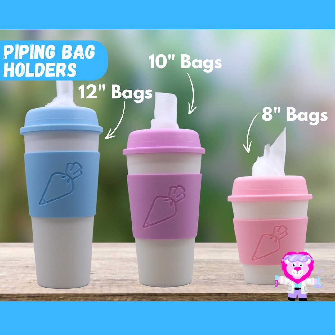 Tipless Piping Bag Holder Bag Organizer Piping Bag Dispenser Icing Bag ...