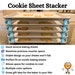 Baking Sheet Dividers Baking Sheet Organizer Baking Gifts Tray Stacker ...
