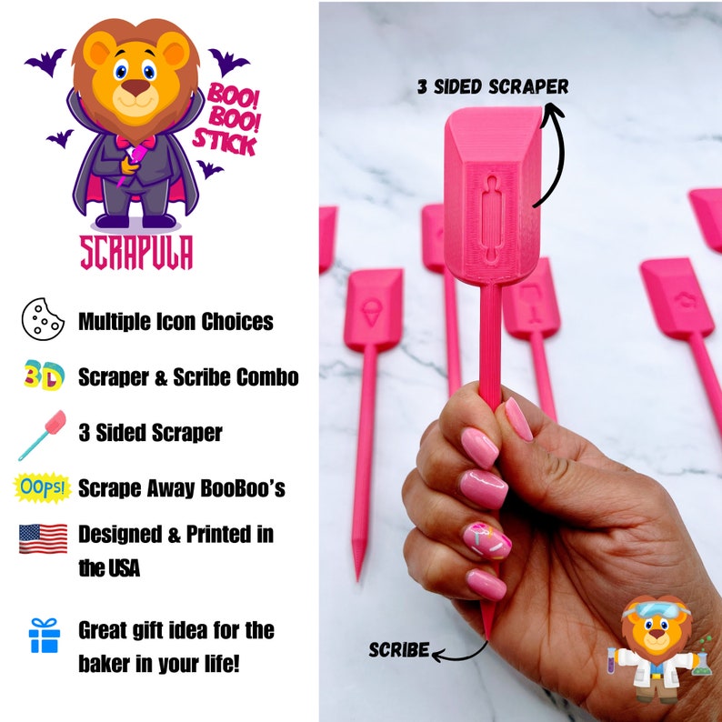 Boo Boo Sticks Cookie Decorating Scribe Tool Booboo Stick Baking Gifts ...