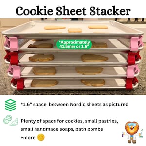 Baking Sheet Dividers Baking Sheet Organizer Baking Gifts Tray Stacker ...
